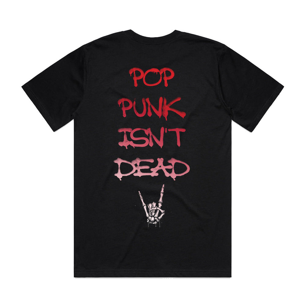 Black Spray Paint Tee – The Paradox Merch Store
