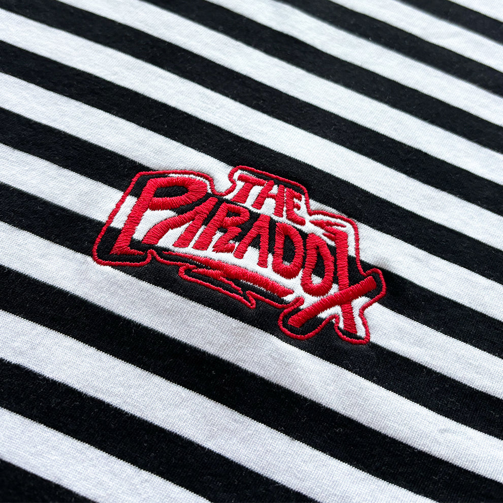 Stripe Embroidered Tee – The Paradox Merch Store